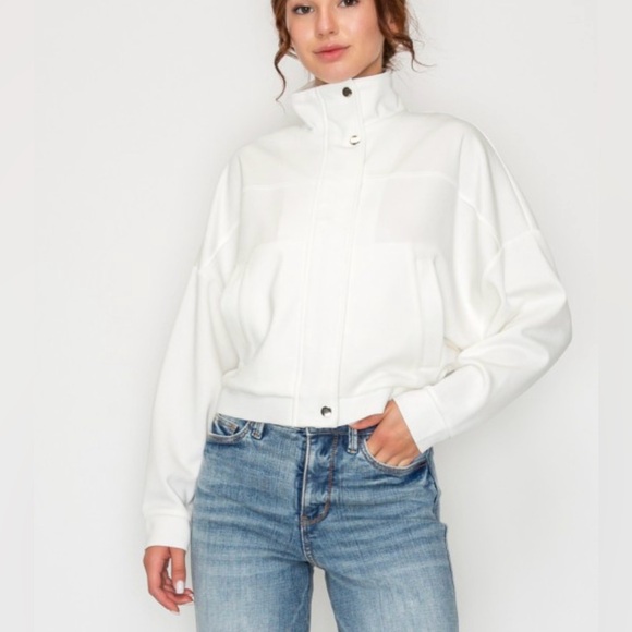 Jackets & Coats | 279 White Sweater Jacket | Poshmark